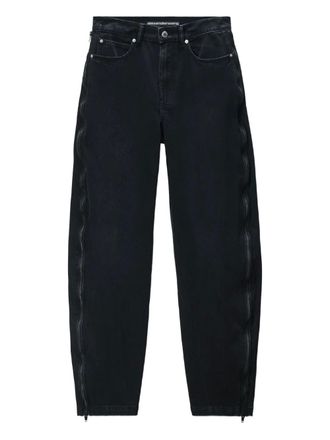Alexander Wang jean à détails de zips - Noir