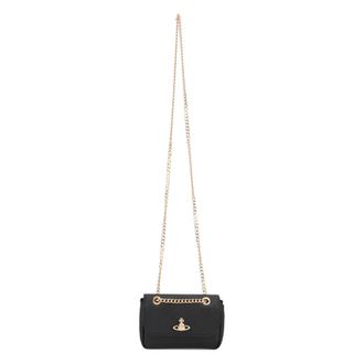Vivienne Westwood Victoria Leder Umh&auml;ngetasche - - Bags - Damen - Schwarzk - ONE SIZE