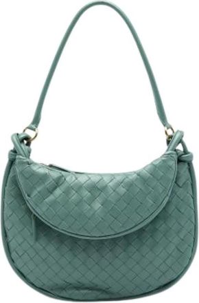 Bottega Veneta Sac bandouli&egrave;re Gemelli Pre-owned - Femme - Pre-owned - Vert - Taille: ONE Size