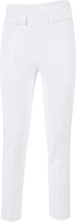 Elisabetta Franchi Femme, Pantalons, Blanc, Taille: 40 FR Cropped Pantalons