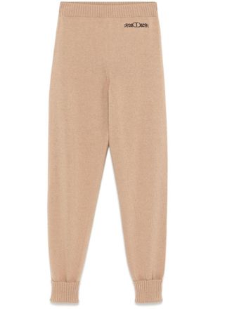 Twin-Set Jogginghose mit Logo-Stickerei - Braun