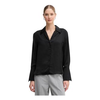 DKNY Hemdkragen Langarmhemd - - Blouses & Shirts - Damen - Schwarzk - M