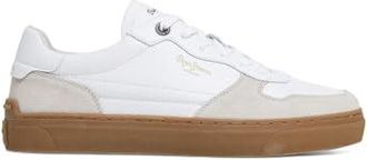 Pepe Jeans London Camden One Leather Sneakers White