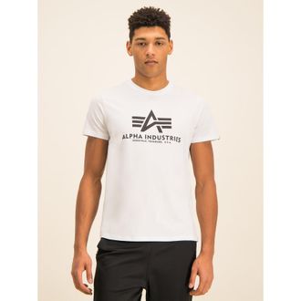 Alpha Industries Alpha Industries T-Shirt Basic 100501 Wei&szlig; Regular Fit