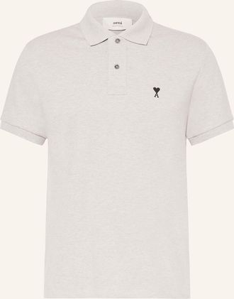 Ami Ami Paris Piqu&eacute;-Poloshirt grau