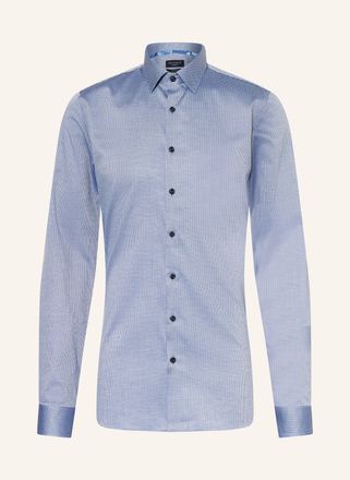 Olymp Hemd No. Six Super Slim Mit Extralangem Arm blau