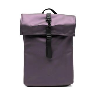 Rains Homme, Sacs, Violet, Taille: ONE Size Rolltop Rucksack Mini W3
