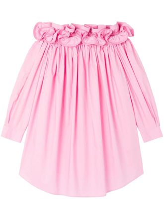 AZ FACTORY Theorodra Minikleid mit R&uuml;schenbesatz - Rosa