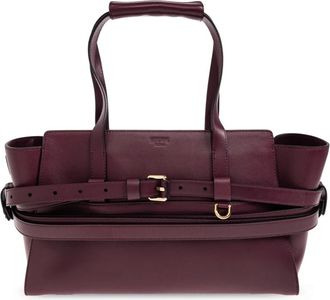 Moschino Femme, Sacs, Rouge, Taille: ONE Size Sac bandouli&egrave;re en cuir