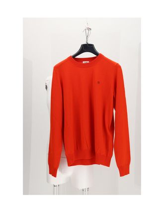 Celine Mens Crewneck Sweater Poppy Fleece Wool (ovis Aries)