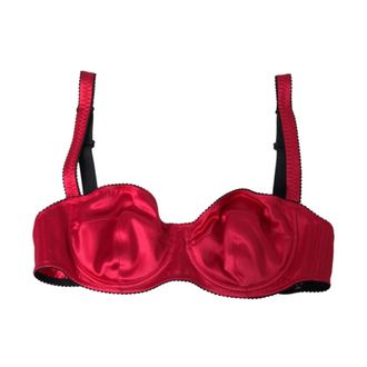 Dolce & Gabbana Satin-Slips mit Blumenprint - - Underwear - Damen - Rot - S