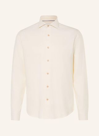 Eton Flanellhemd Slim Fit weiss