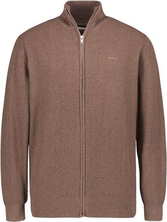 GANT Herren Pullover braun unifarben