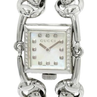 Gucci Pre-owned Rostfreier Stahl watches - - Pre-owned - Damen - Grau - ONE SIZE