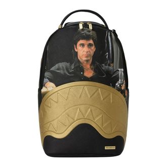 Sprayground Sprayground, Homme, Sacs, Jaune, Taille: ONE Size Sac &agrave; dos Scarface emboss&eacute;