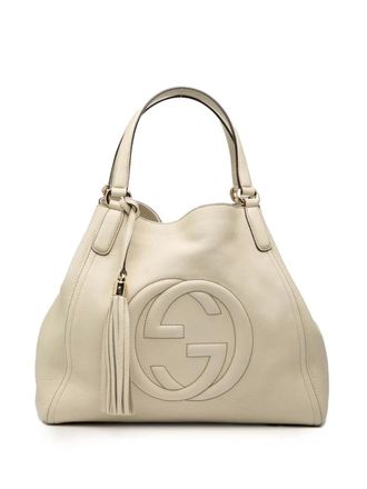 Gucci sac à main Soho Cellarius médium (2000-2015) - Blanc