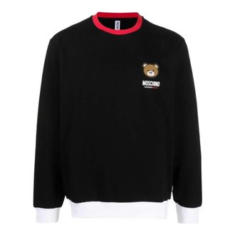 Moschino Teddyb&auml;r Baumwollstrickware - - Knitwear - Herren - Schwarzk - XL