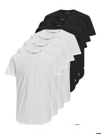 Jack & Jones Rundhalsshirt JJENOA TEE SS CREW NECK 7PK MP NOOS (Packung, 7-tlg)
