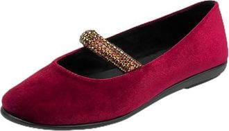 Aerosoles Brisa pour femme, Velours Merlot, 41.5 EU