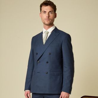 Bexley Cravate Coton Lin - Cravate homme chambray vert kaki