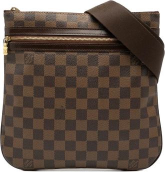 Louis Vuitton 2008 Damier Ebene Bosphore Pochette crossbody bag - Marron