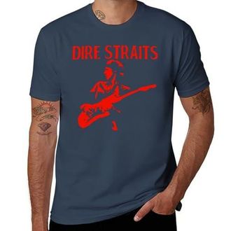 Generic Dire | Straits Music, T-shirt pour homme, Style marine, L