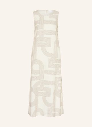 Comma Comma Kleid Mit Leinen weiss