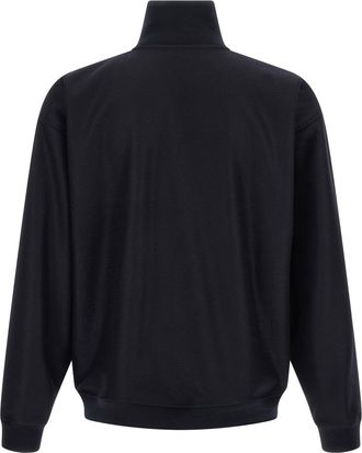 Jil Sander Wool High-Neck Jacket - Black