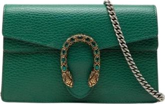 Gucci Sac bandouli&egrave;re Mini Dionysus Pre-owned - Femme - Pre-owned - Vert - Taille: ONE Size