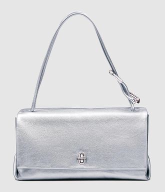 Marc Jacobs Sac The Large Dual Shoulder Bag Silver