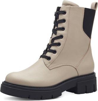 Marco Tozzi Bottines à Lacets pour Femme 2-25241-43 Botte Tendance, Ivory Comb, 41 EU