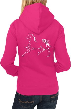 Spass Kostet Frauen Kapuzenpullover Pferde Motiv Hoodie Pony Warmblut dressurreiterin Gr&ouml;&szlig;e XS - XXL
