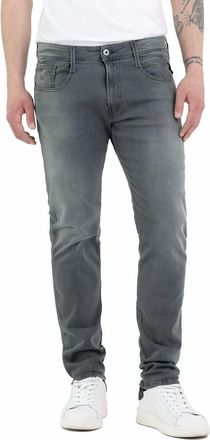 Replay Herren Jeans Anbass Slim-Fit mit Comfort Stretch, Dark Grey 096 (Grau), 32W / 32L