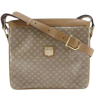 Celine Sac bandouli&egrave;re en plastique Pre-owned - Femme - Pre-owned - Beige - Taille: ONE Size