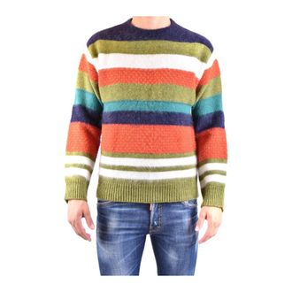 Dsquared2 Bunt Gestreifter Strickpullover - - Knitwear - Herren - Mehrfarbig - M