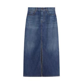 Max Mara Valika Langer Jeansrock - - Skirts - Damen - Blau - S