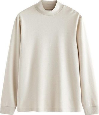 Next Langarmshirt Weiches, langärmeliges T-Shirt mit Rollkragen (1-tlg)