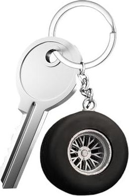 Generic Porte-clés pneu en caoutchouc, porte-clés de pneu de course, porte-clés de pneu de voiture, porte-clés de pneu de roue, porte-clés pneu en caoutchouc,