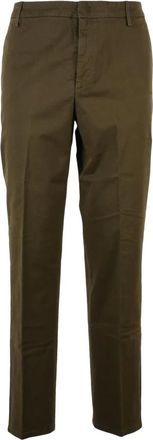 Dondup Homme, Pantalons, Vert, Taille: W33 James Straight Pantalons