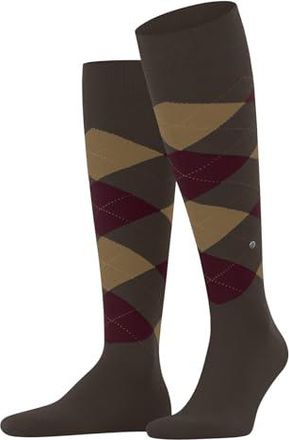 Burlington King M Kh Baumwolle Lang Gemustert Chaussettes Hautes, Braun Automne 5880, 42-48 Hommes