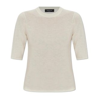 Fabiana Filippi Langer Cardigan mit dekorativem Strick - - Knitwear - Damen - Beige - S