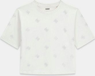 Guess Kurzarmshirt SILVY 4G SS CN T-SHIRT - Basicshirt - T-Shirt Damen - Kurzarmshirt