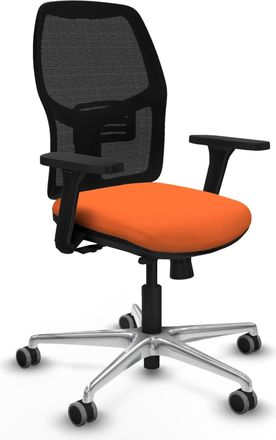 Piqueras y Crespo Alfera Telearbeitssessel mit 3D-Armen, h&ouml;henverstellbare Lendenwirbelst&uuml;tze, ausgestattet mit Syncro/Traslack und Schneidschaum, mit Rollen von 65 mm,