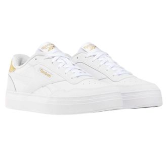 Reebok Herren/Damen Unisex Sneaker Court Advance Clip (Weiß/Gold)