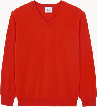 Kujten Pull cachemire col V - Pull Vince