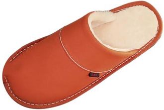 Generic Pantoufles dint&eacute;rieur antid&eacute;rapantes en Coton Chaud, Chaussures imperm&eacute;ables pour Femmes,Orange,38 EU