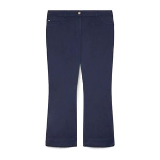 Fiorella Rubino Kick Flare Hosen - - Trousers - Damen - Blau - 3XL