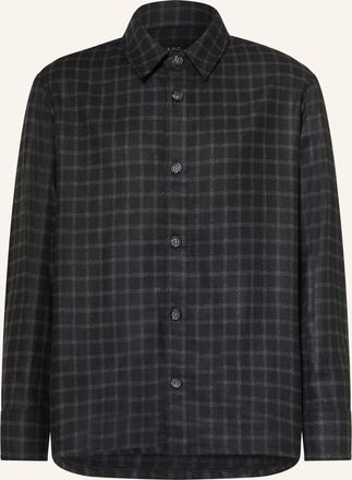 A.P.C. Flanellhemd Bobby Comfort Fit schwarz