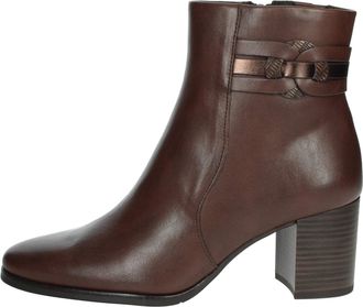 Marco Tozzi Damen Stiefeletten mit Absatz Vegan mit Reißverschluss, Braun (Cafe Comb), 38 EU
