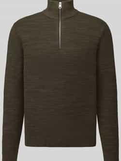 Selected Regular Fit Troyer aus reiner Baumwolle Modell DANE